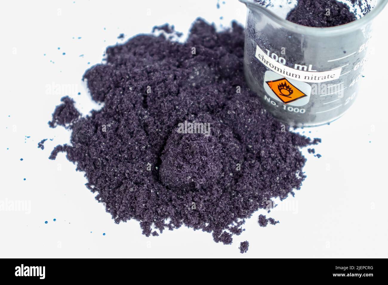 Chromium nitrate, an oxidizing agent, is used in laboratories and ...