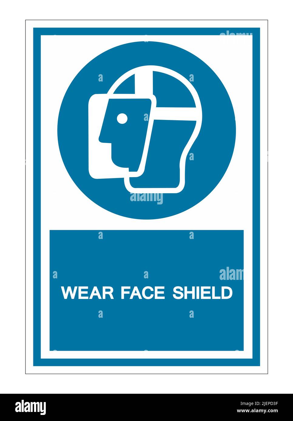 Wear Face Shield Symbol Sign Isolate On White Background,Vector ...