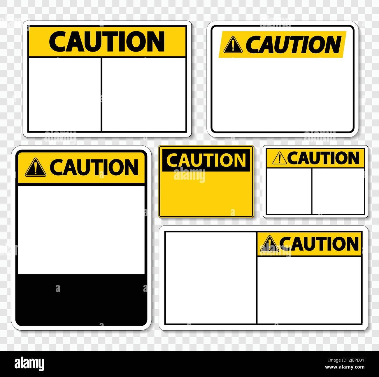 set symbol caution sign label on transparent background,Vector ...