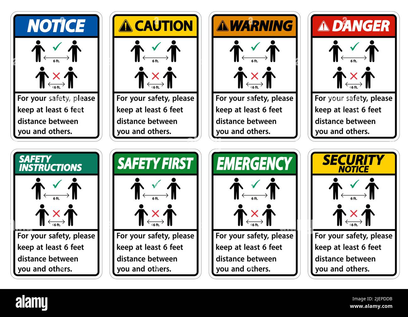 Keep 6 Feet Distance,For your safety,please keep at least 6 feet ...