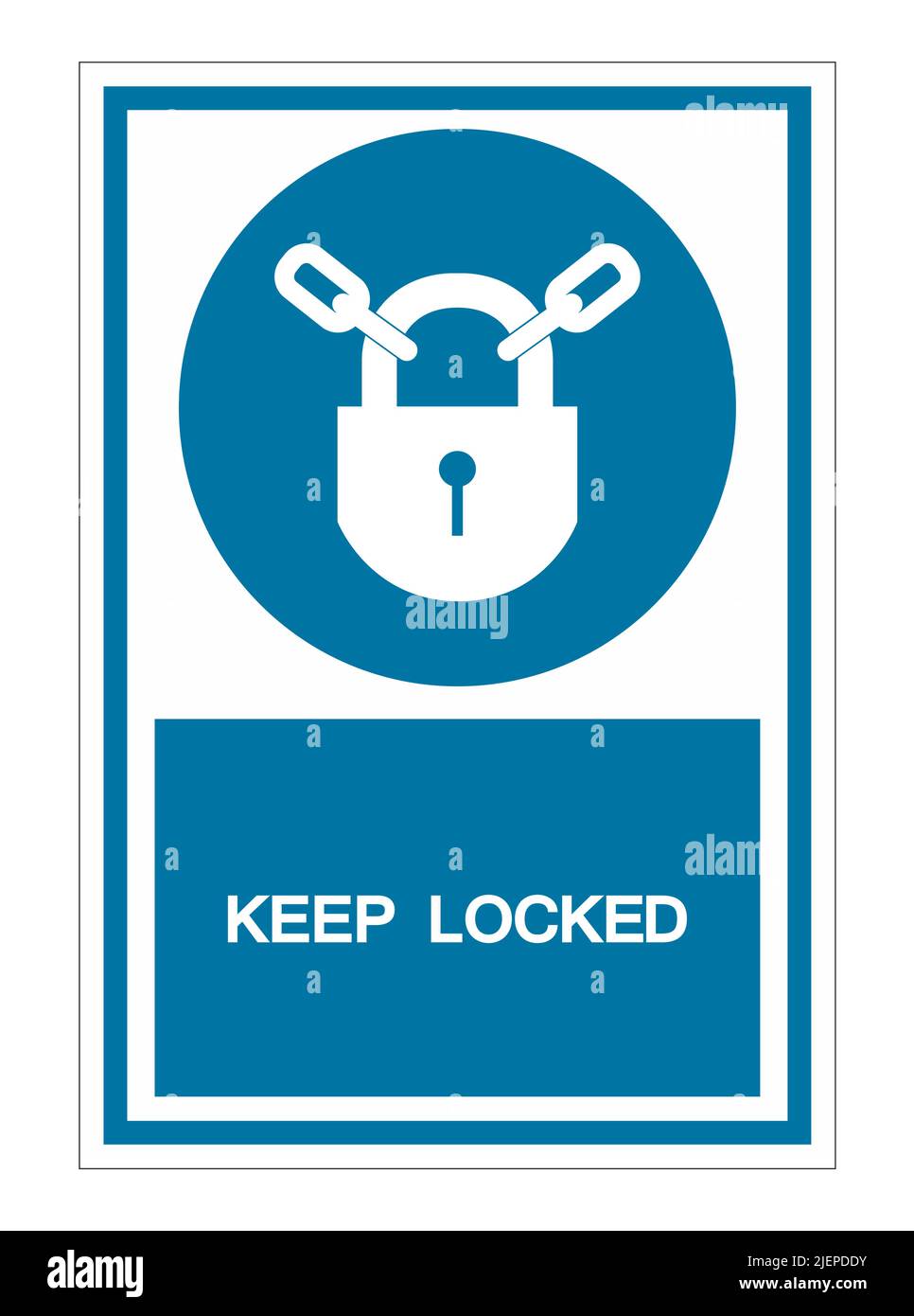 Keep Locked Symbol Sign Isolate On White Background,Vector Illustration ...