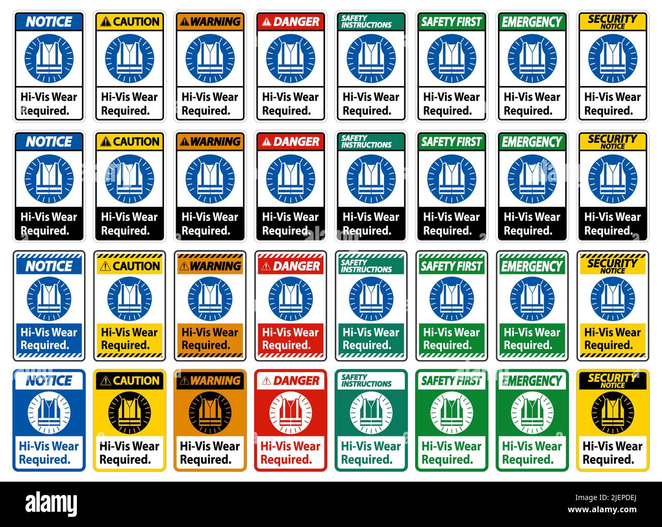 Safety hi vis icon Stock Vector Images - Alamy