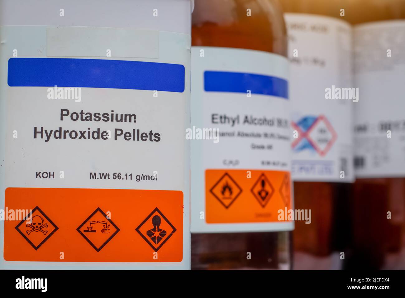 Sodium hydroxide label hi-res stock photography and images - Alamy