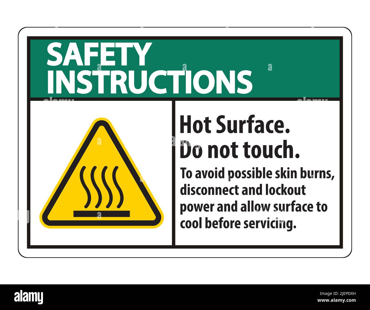 Hot Surface, Do Not Touch, To Avoid Possible Skin Burns, Disconnect And ...