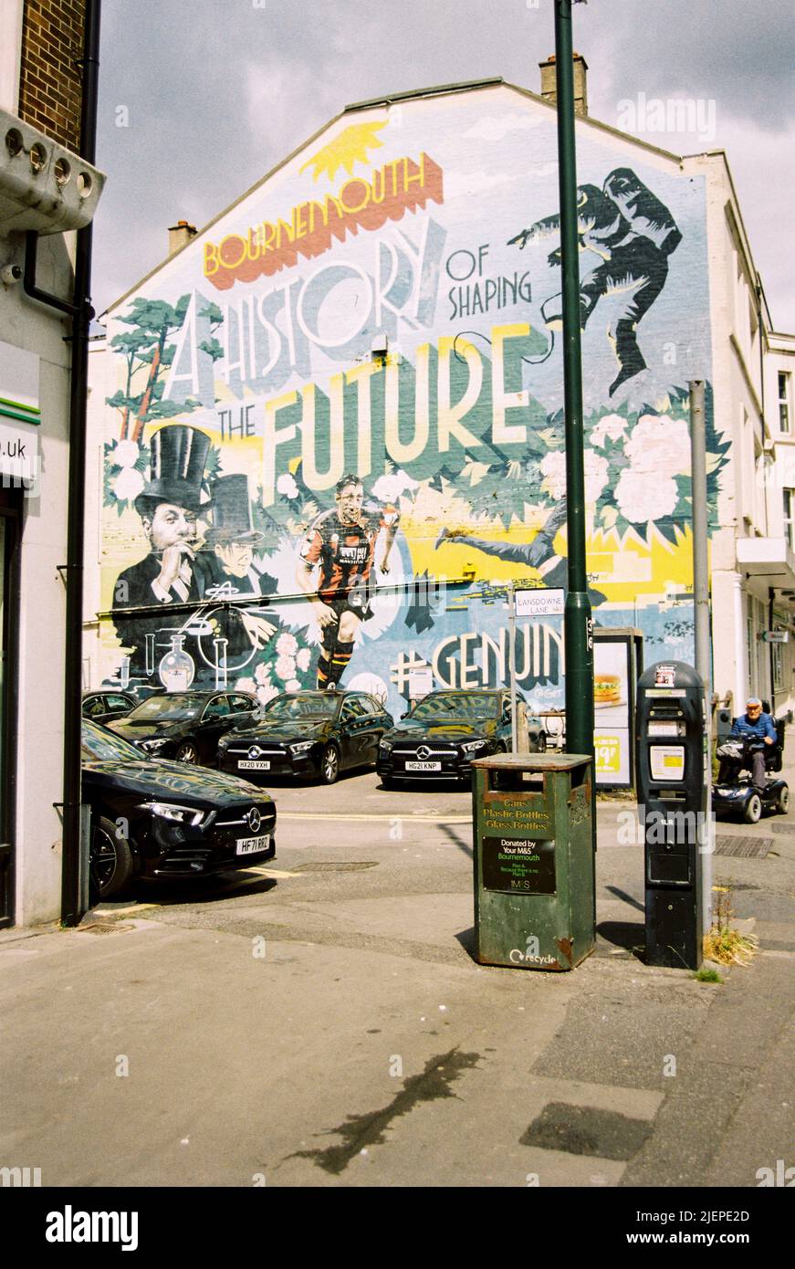 Bournemouth street mural Landsdowne lane, Bournemouth, Dorset, England ...