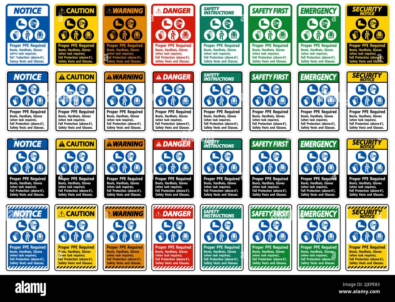 Proper PPE Required Boots, Hardhats, Gloves When Task Requires Fall ...