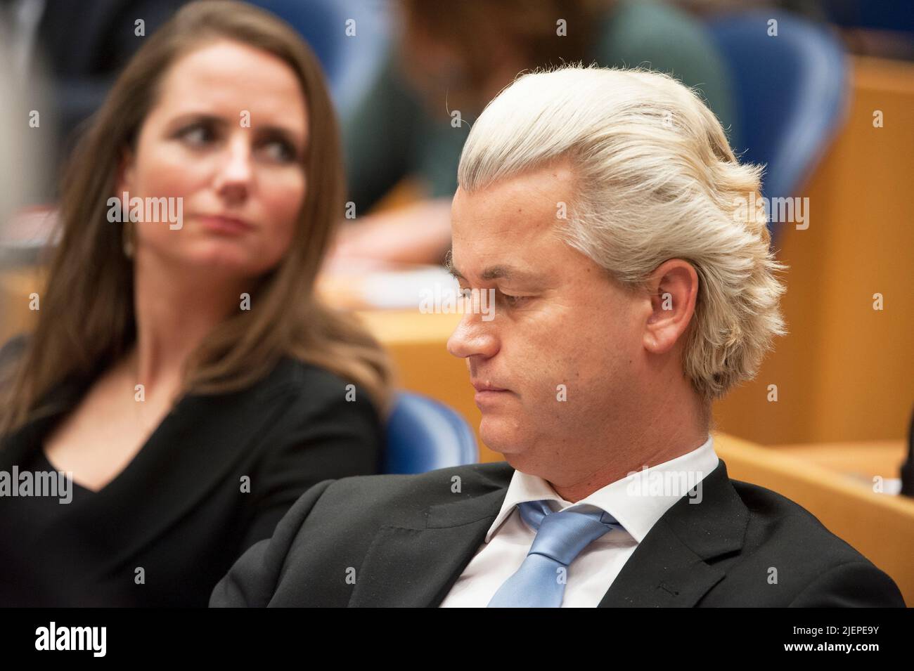 The Hague, Netherlands. Portrait of Mister Geert Wilders, political ...