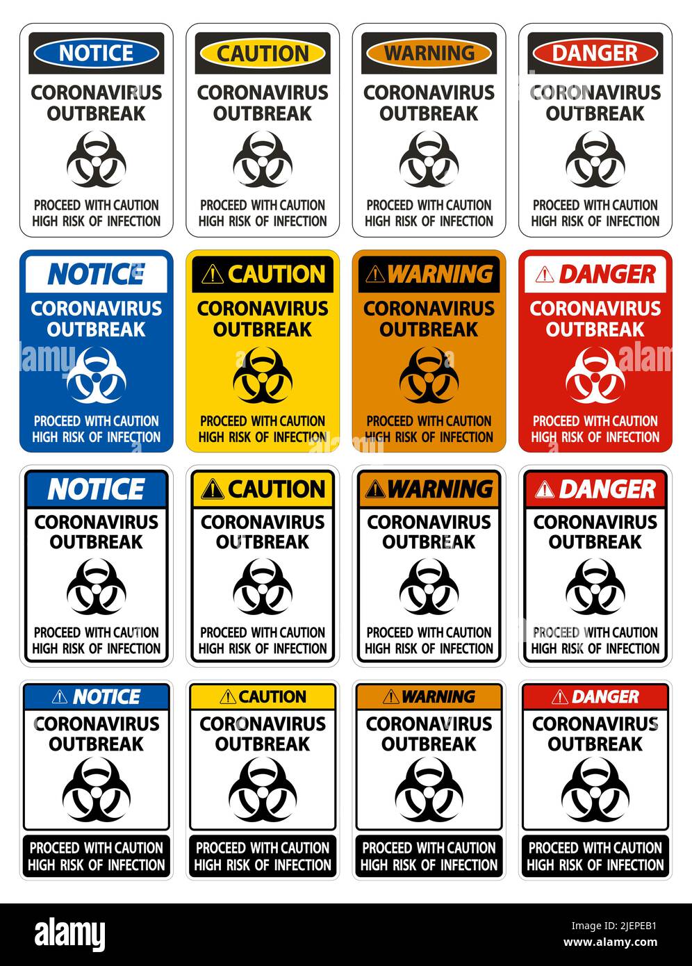 Coronavirus Outbreak Sign Isolate On White Background,Vector ...