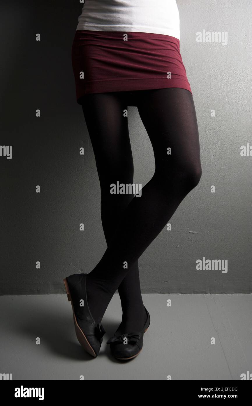 Tilburg, Netherlands. Beautiful, young woman's legs Stock Photo - Alamy