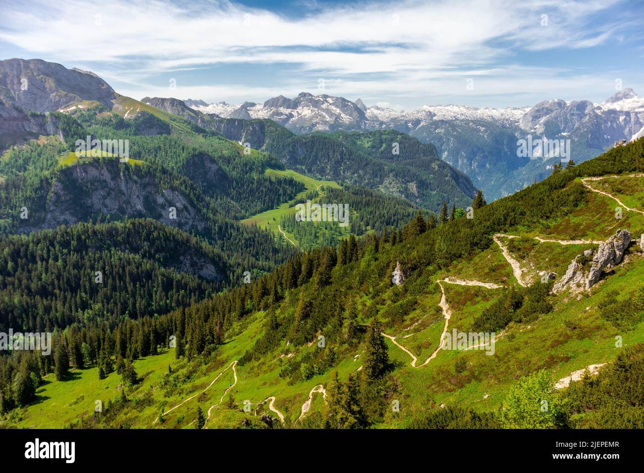 Beautiful exploration tour along the Berchtesgaden Alpine foothills ...
