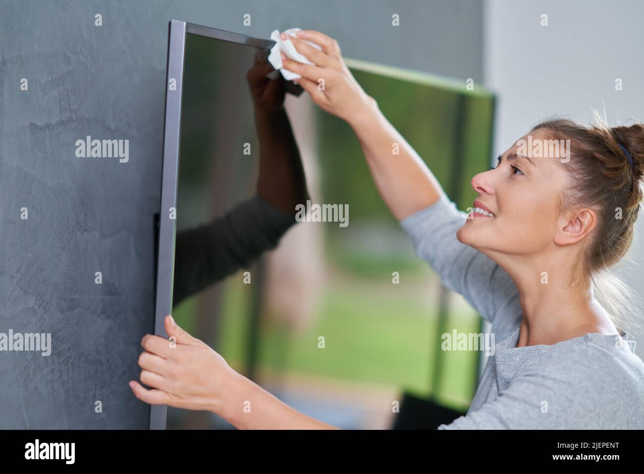 Tv screen dust hi-res stock photography and images - Alamy