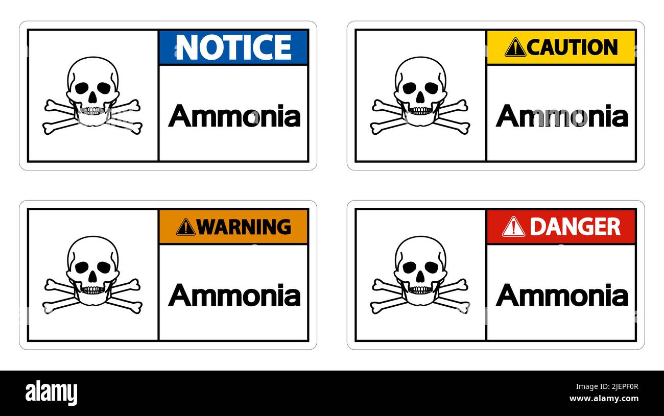 Ammonia Symbol Sign On White Background Stock Vector Image & Art - Alamy