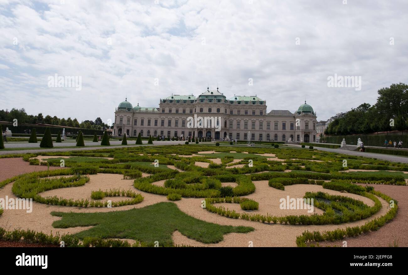 Belvedere complex, Vienna Stock Photo - Alamy