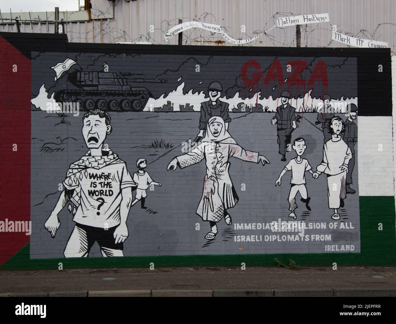 The Peace Lines are a series of separation walls located in Northern ...