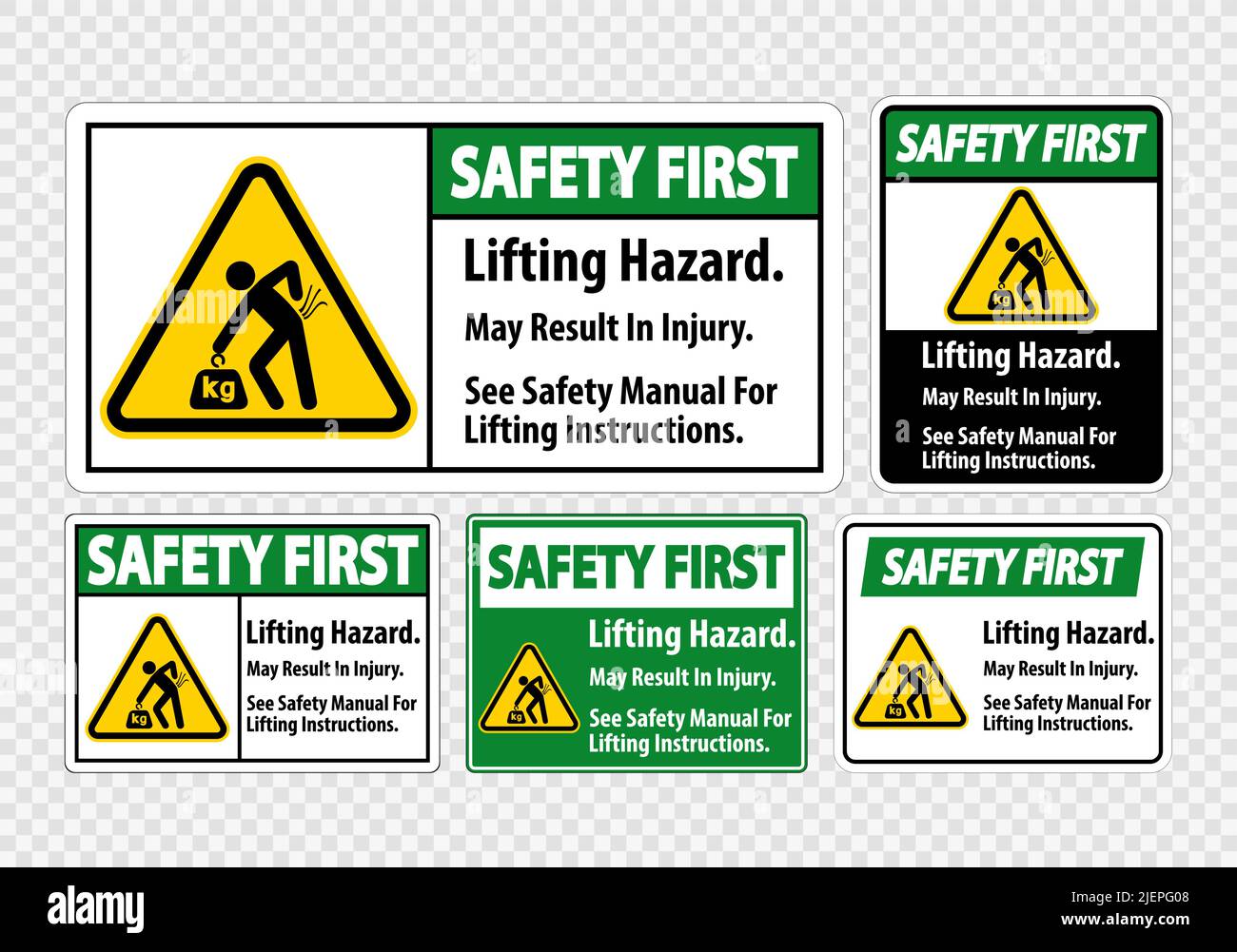 Lifting Hazard,May Result In Injury, See Safety Manual For Lifting ...