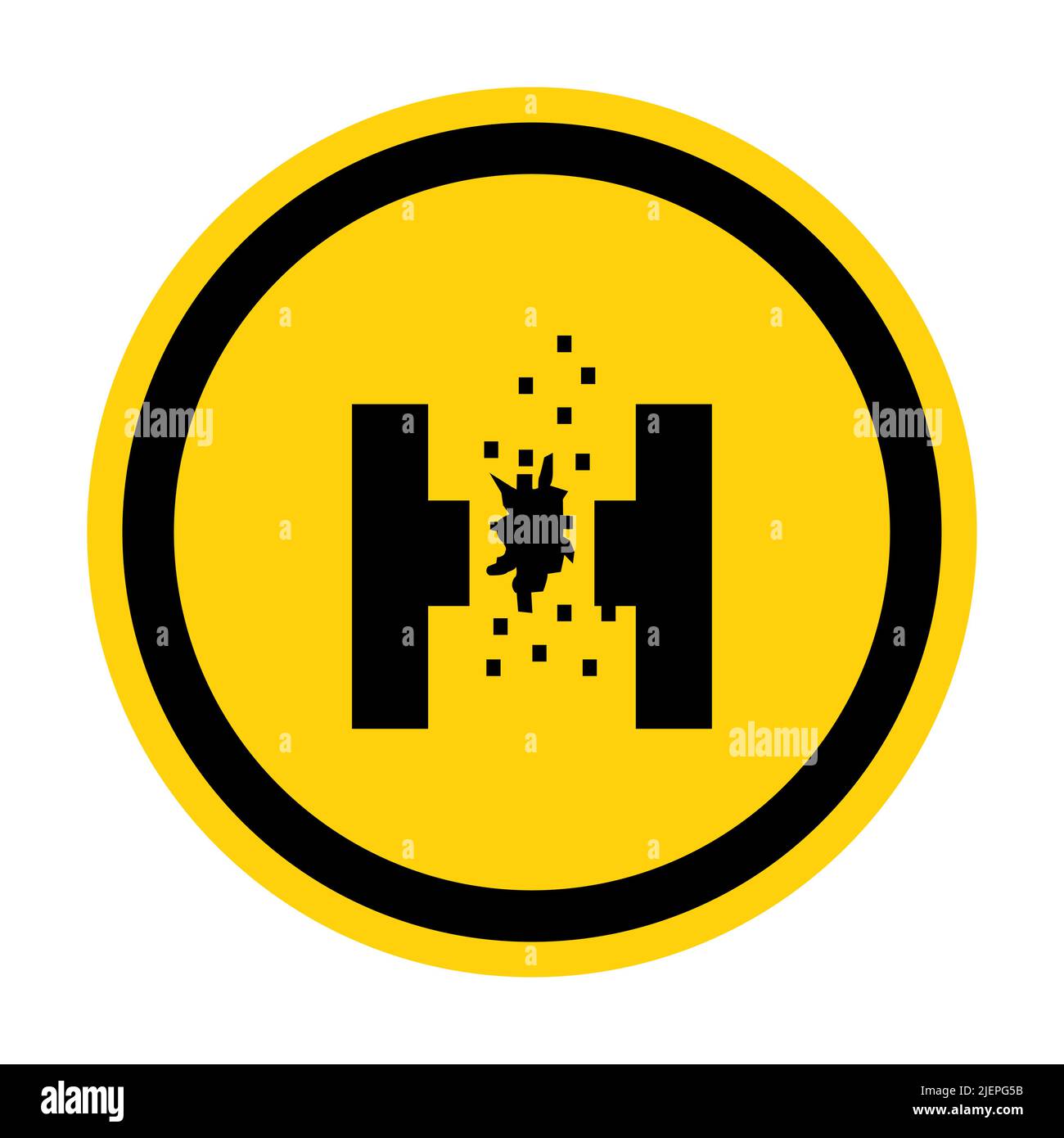 Danger Of Molten Metal Symbol Sign Isolate On White Background,Vector ...