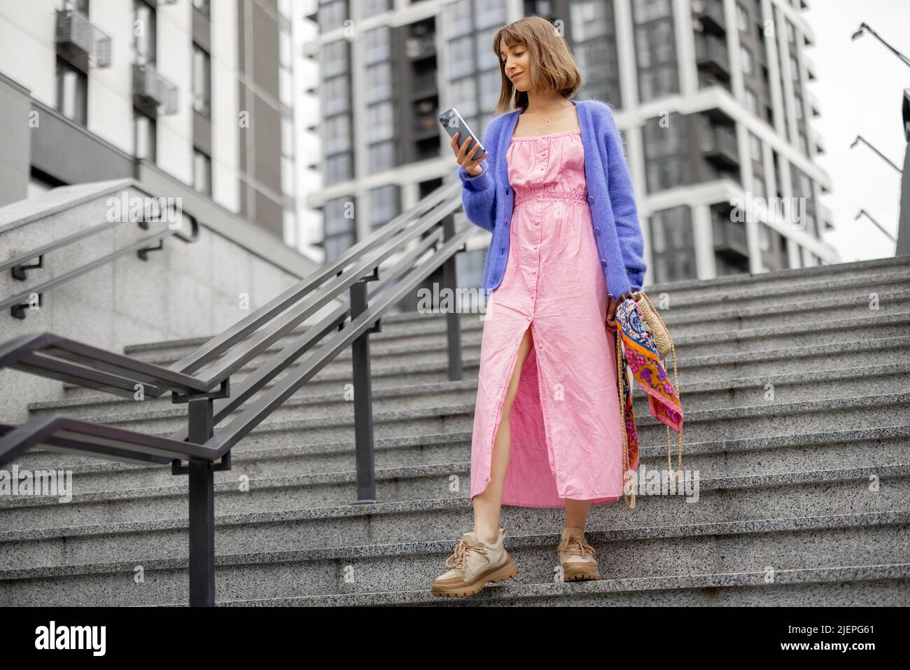Walking residential hi-res stock photography and images - Alamy