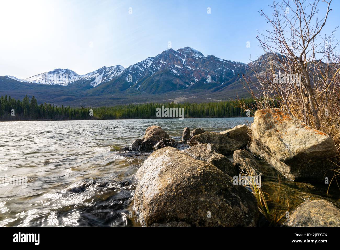 Pyramid lake sunset time jasper hi-res stock photography and images - Alamy