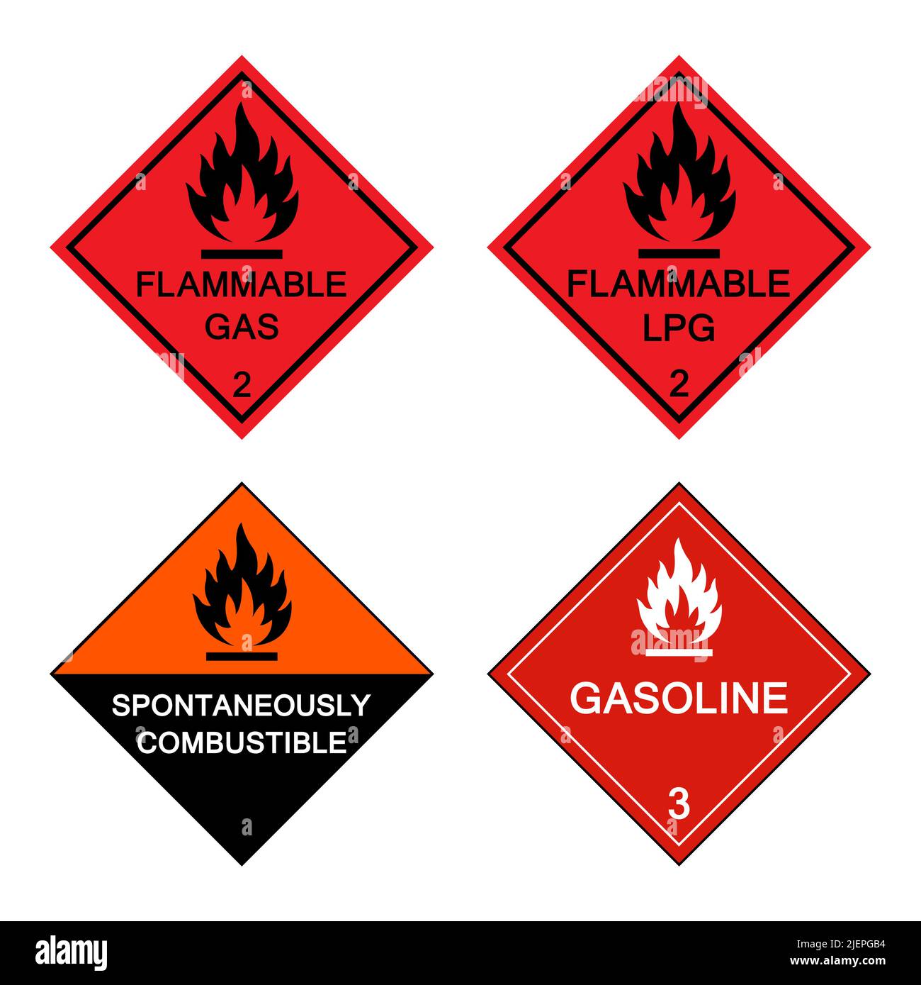 Warning Hazardous chemical danger Symbol Sign Isolate on White ...