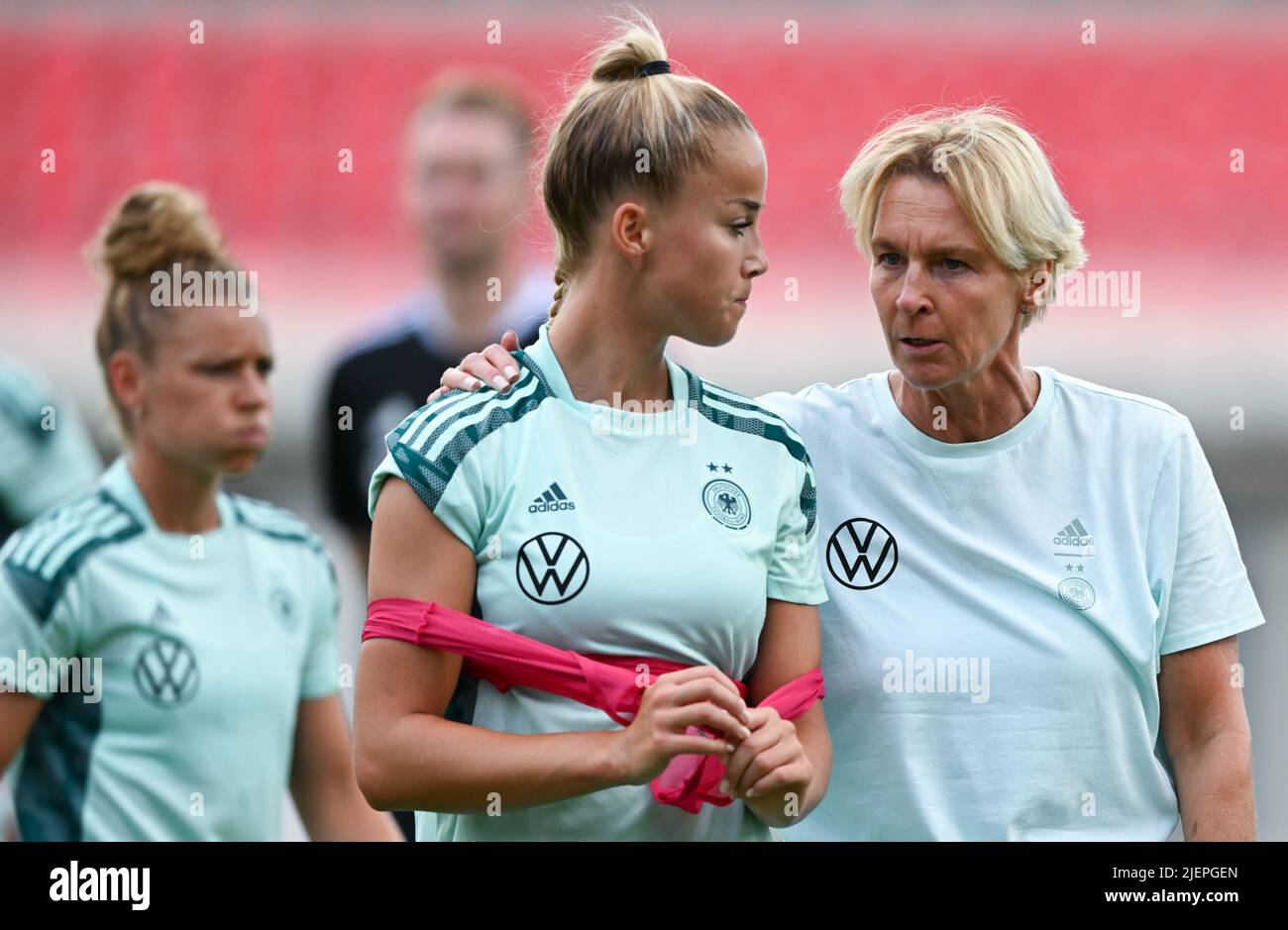 Erfurt, Germany. 24th June, 2022. Soccer, women: International match ...