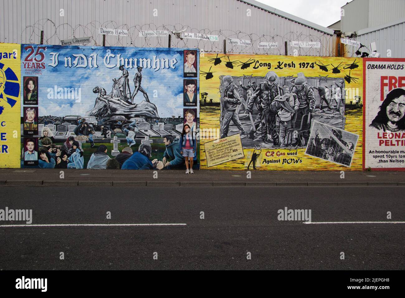 The Peace Lines are a series of separation walls located in Northern ...