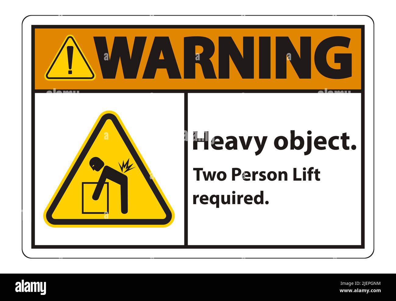 Two person heavy lift symbol hi-res stock photography and images - Alamy