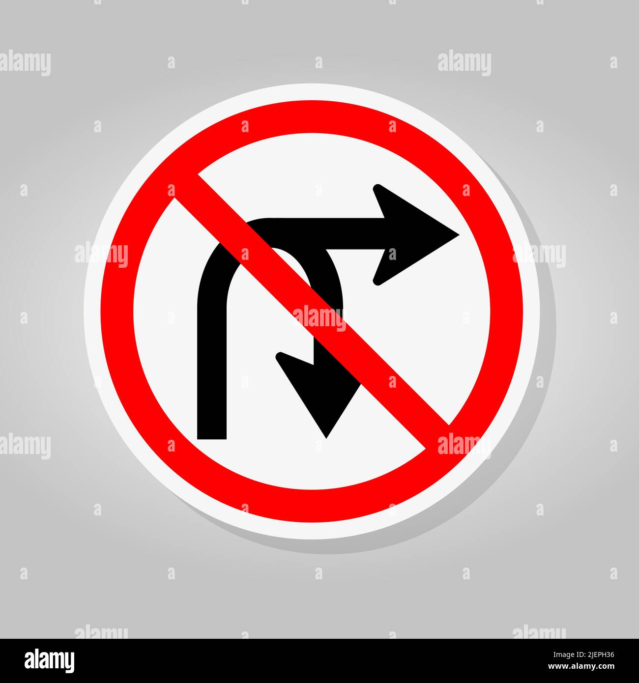 Road sign no entry left Stock Vector Images - Alamy