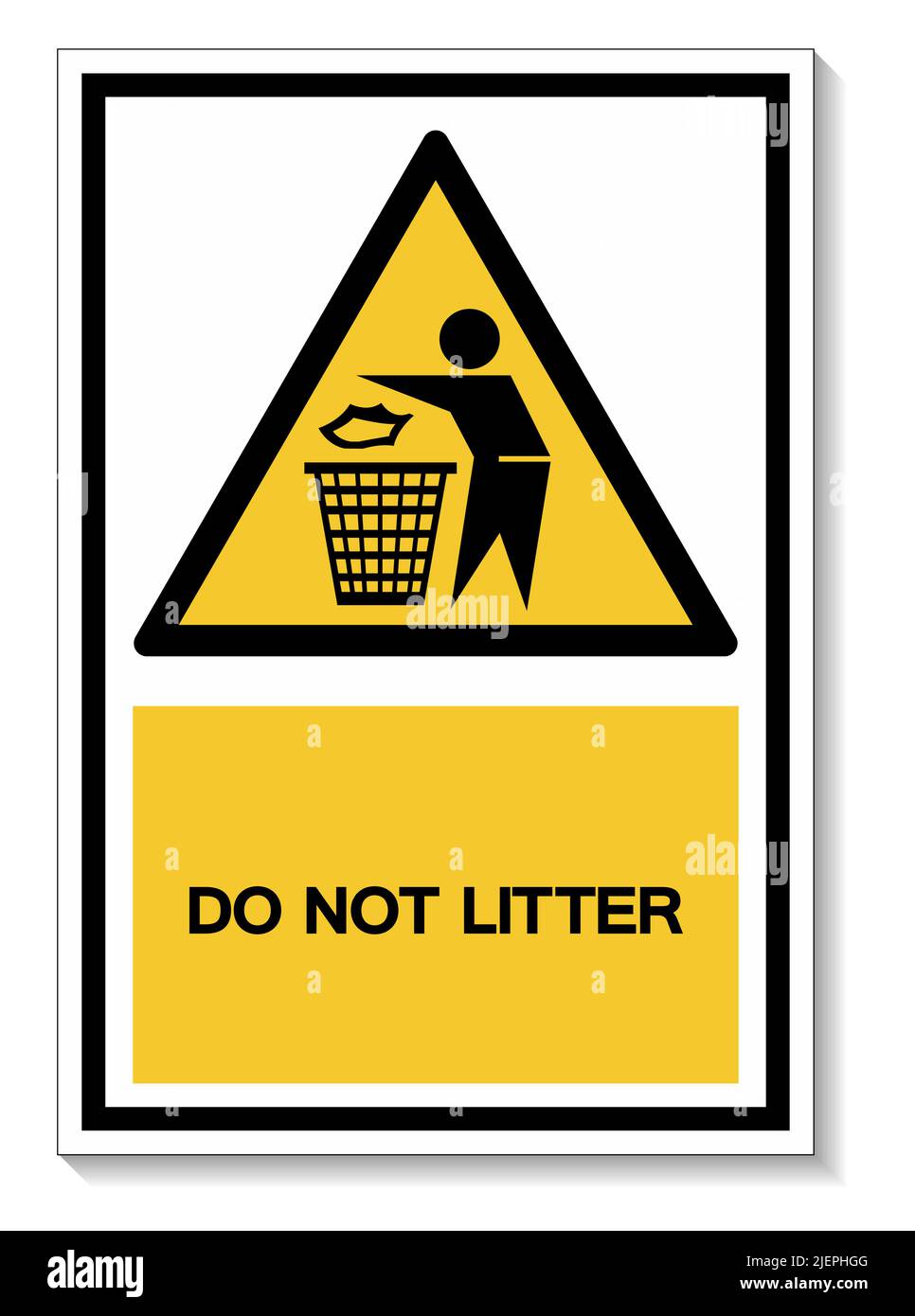 Do not litter Symbol Sign Isolate On White Background,Vector ...