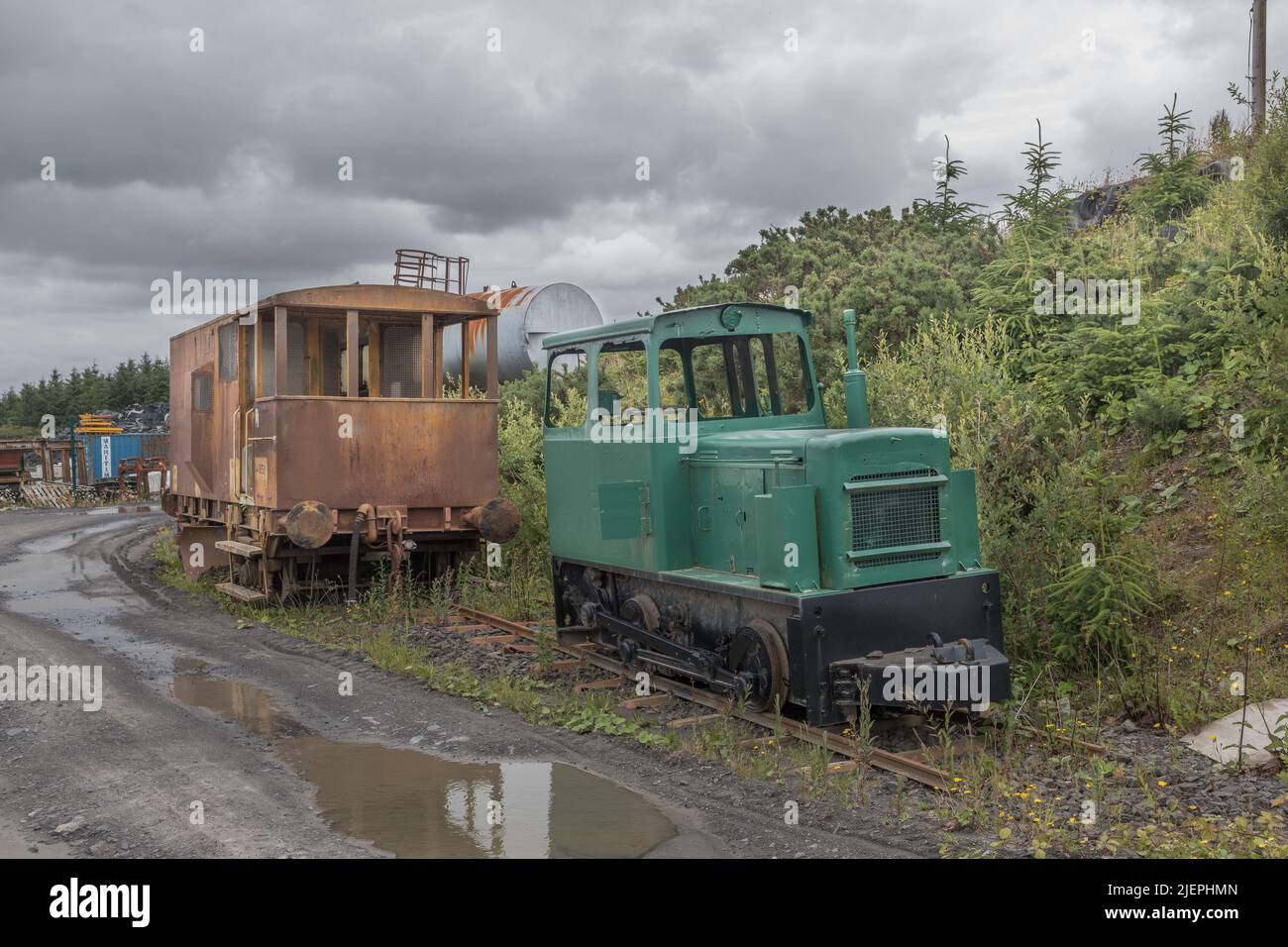 Moyasta Junction, Clare, Ireland. 27th June, 2022. A former Bord na ...