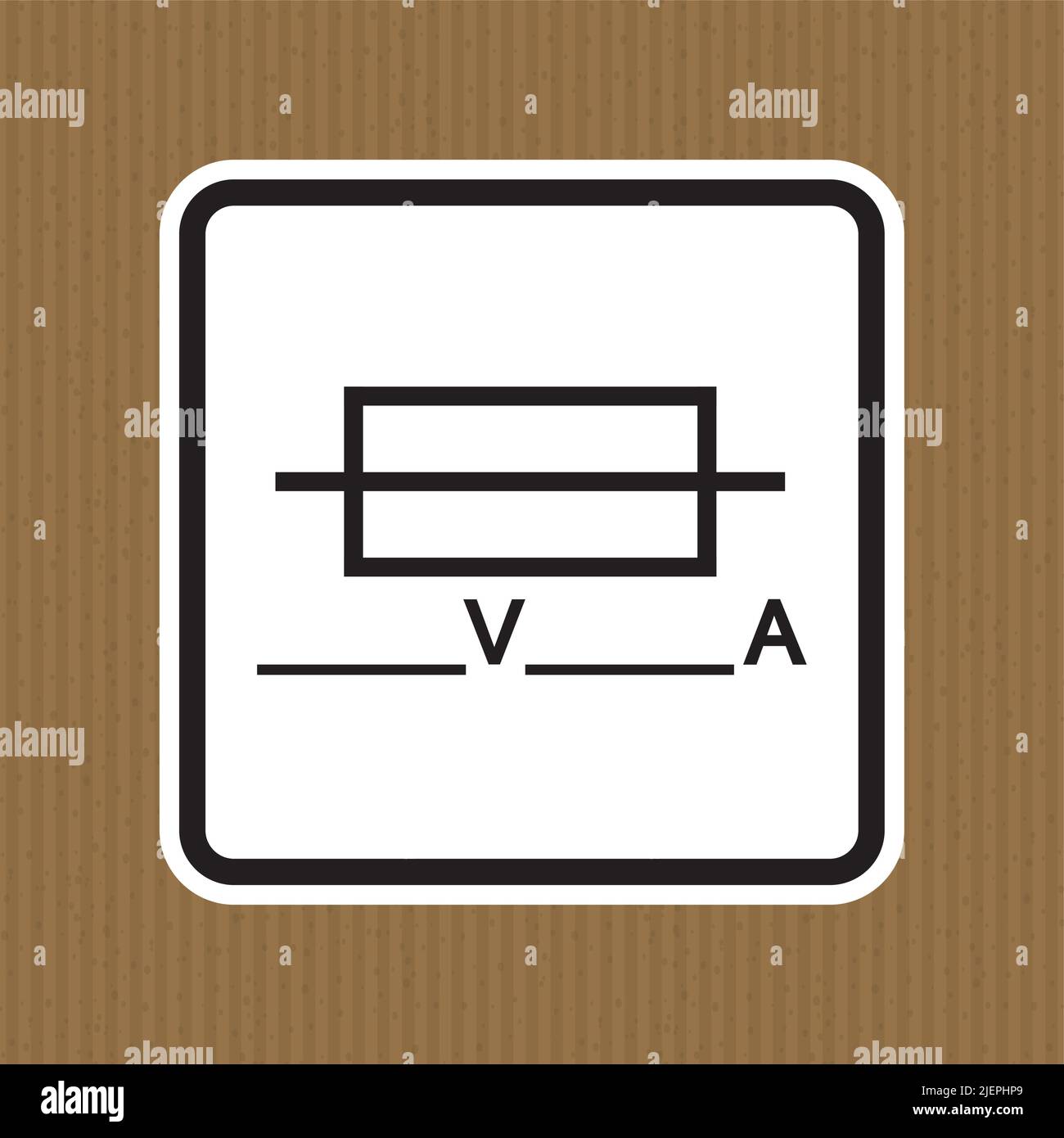 Fuse (Writable) Symbol Sign Isolate On White Background,Vector ...