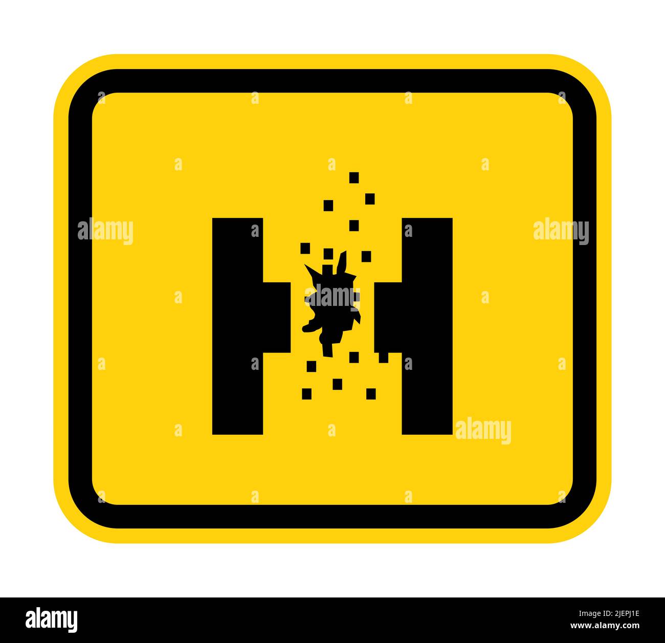 Danger Of Molten Metal Symbol Sign Isolate On White Background,Vector ...