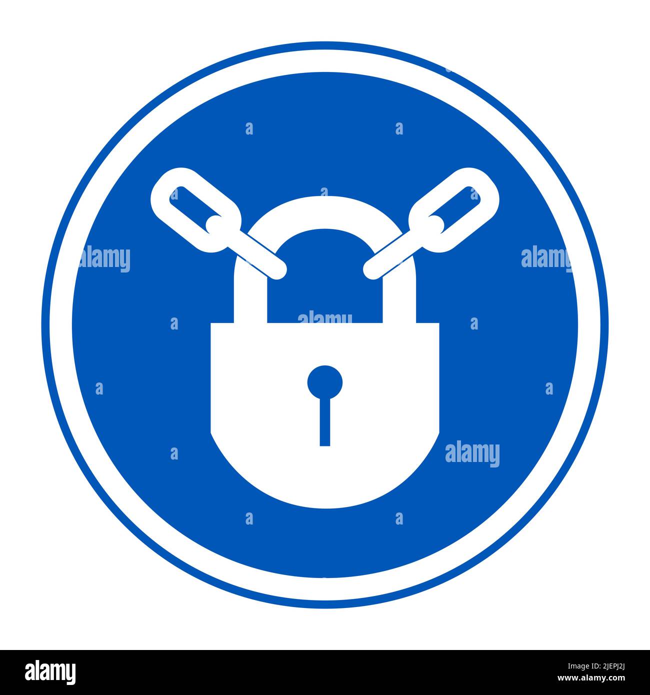 PPE Icon.Keep Locked Symbol Sign Isolate On White Background,Vector ...
