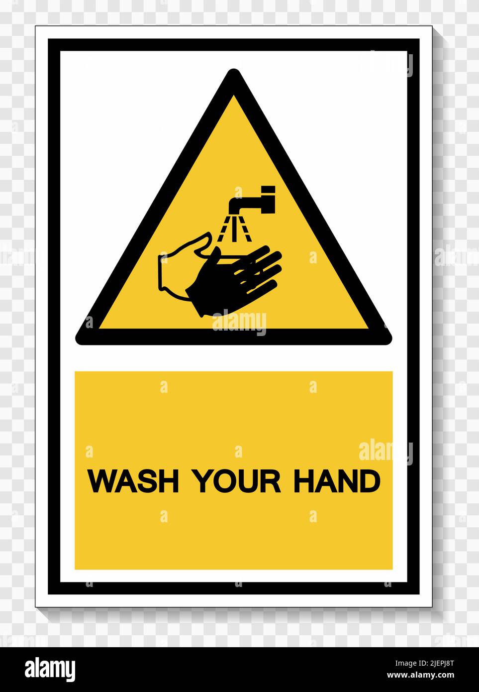 Wash Your Hand Symbol Sign,Vector Illustration, Isolated On White ...
