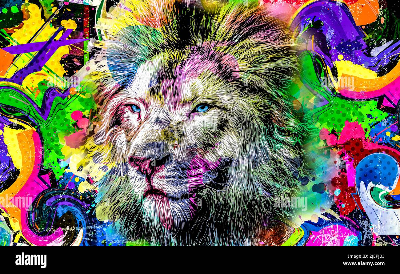 Abstract Lion Wallpapers