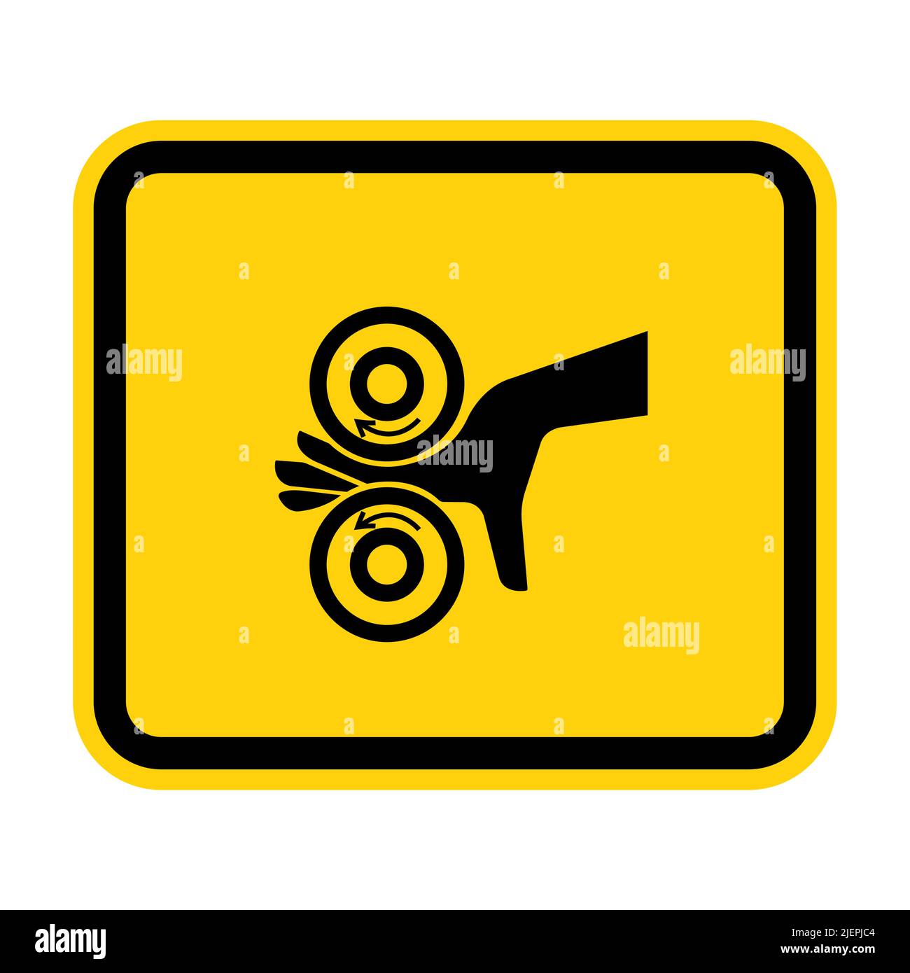 Hand Entangle Left Symbol Sign, Vector Illustration, Isolate On White ...