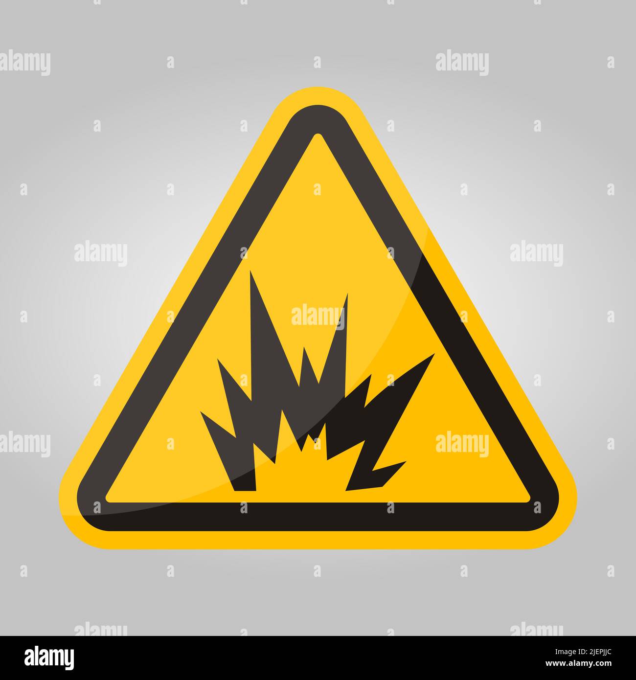Arc Flash Hazard Symbol Sign, Vector Illustration, Isolate On White ...