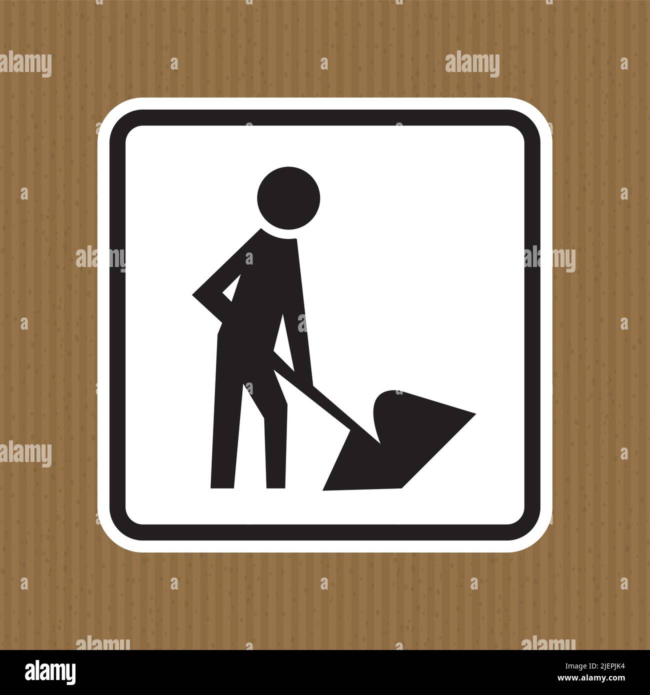 Men At Work Symbol Sign Isolate on White Background,Vector Illustration ...