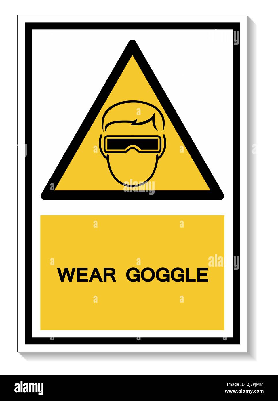 Symbol wear goggles Sign Isolate On White Background,Vector ...