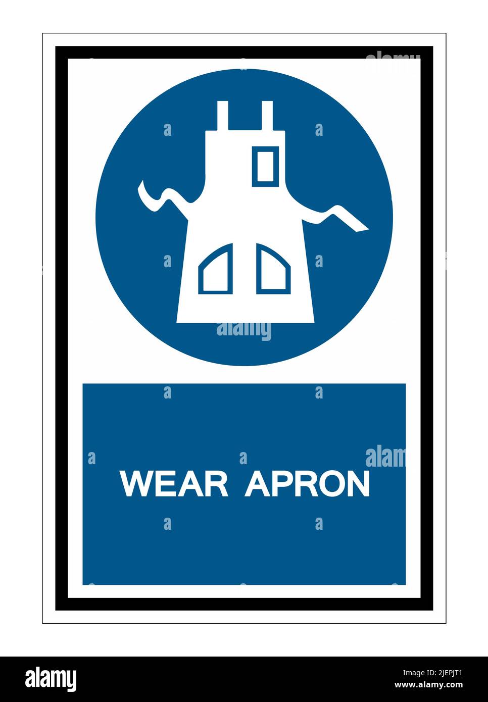 Symbol Wear Apron Isolate On White Background,Vector Illustration EPS ...