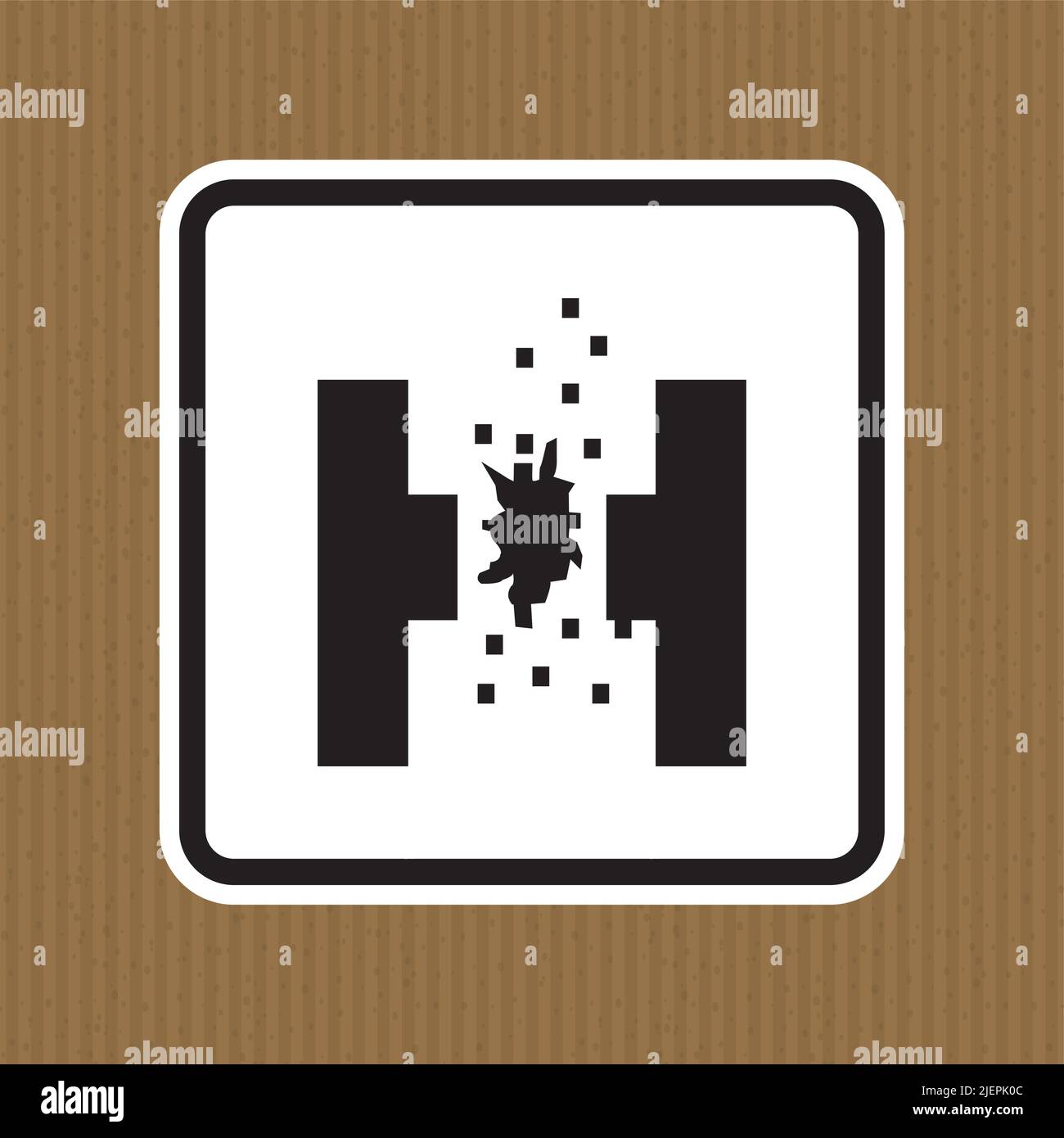 Danger Of Molten Metal Symbol Sign Isolate On White Background,Vector ...