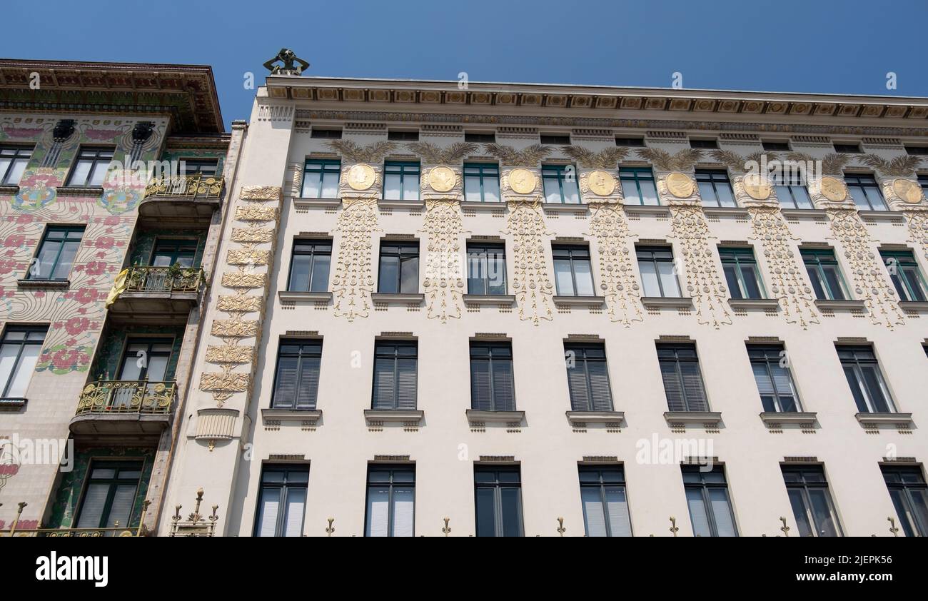 Otto Wagner’s Majolikahaus in Vienna,Austria,one of new Vienna’s most ...