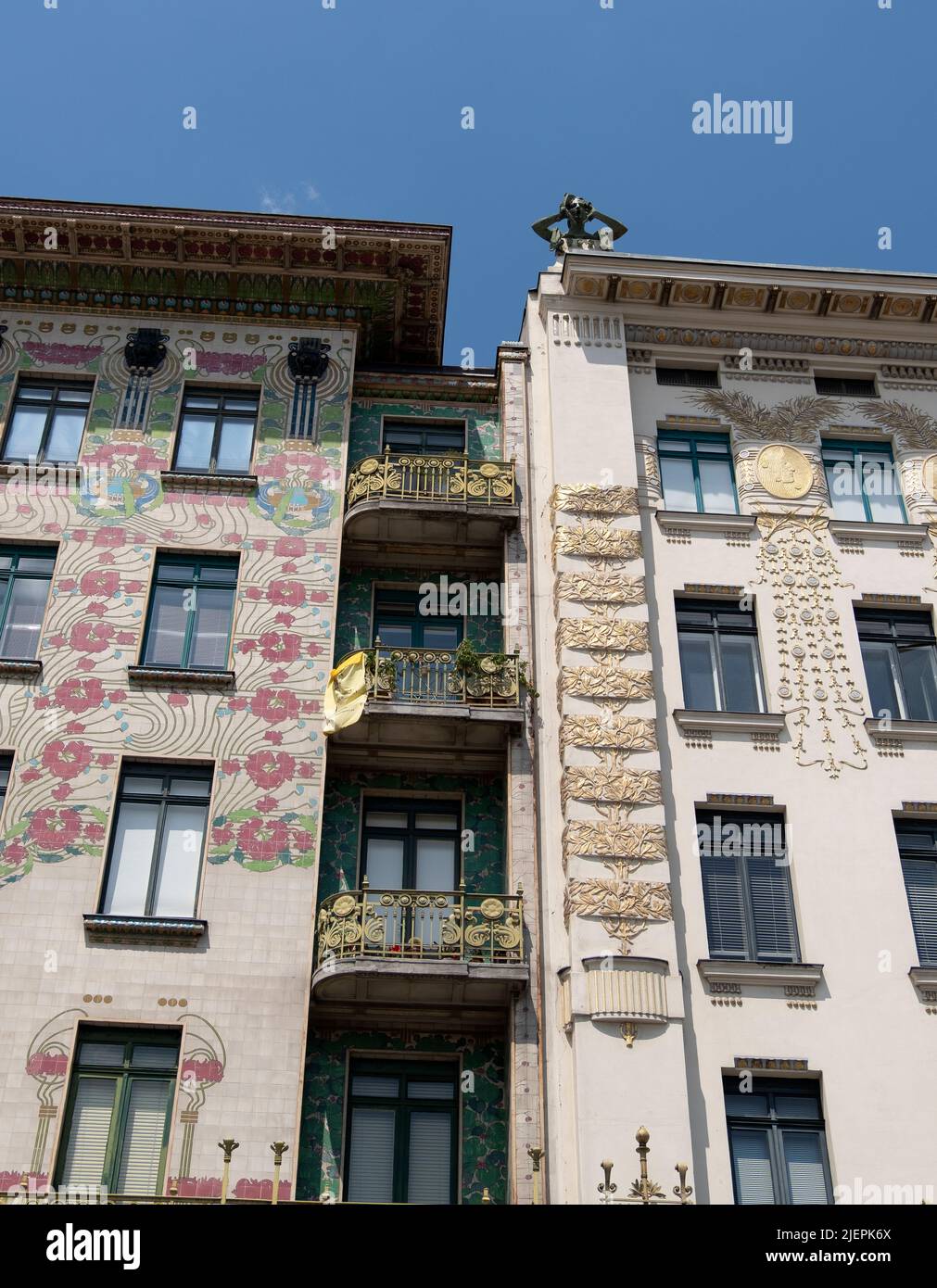 Otto Wagner’s Majolikahaus in Vienna,Austria,one of new Vienna’s most ...