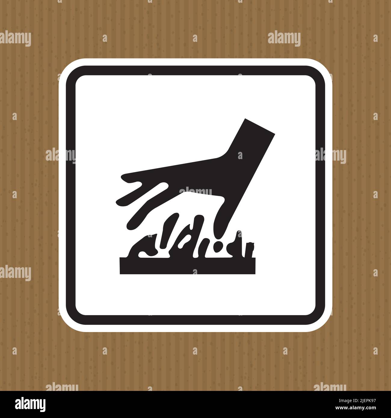 Beware Hot Surface Symbol Isolate On White Background,Vector ...