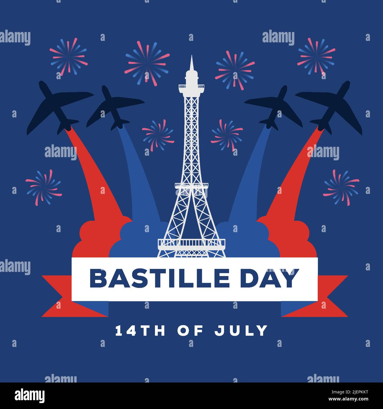 Eiffel tower with planes hi-res stock photography and images - Alamy