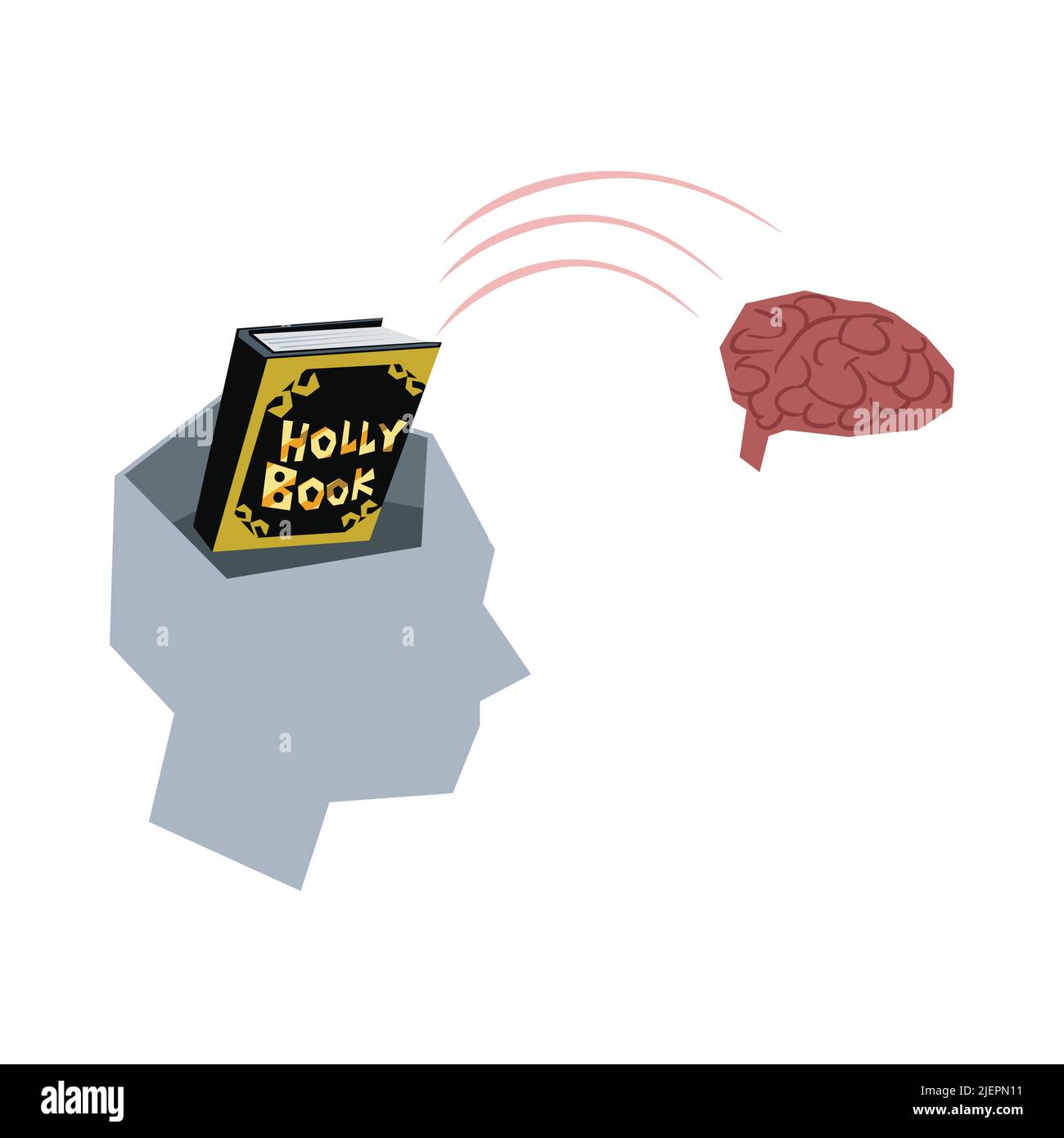 Believer Cartoon illustration Stock Vector Image & Art - Alamy