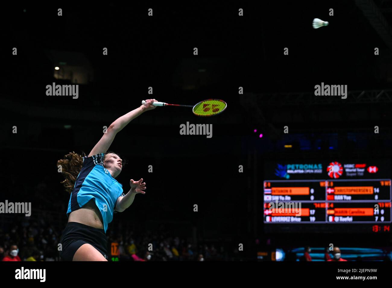 Kuala Lumpur, Malaysia. 28th June, 2022. Denmark's Line Christophersen ...