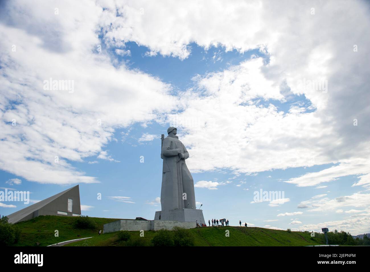 Murmansk.Russia22.06.2015Alyosha statue is a statue dedicated to the ...
