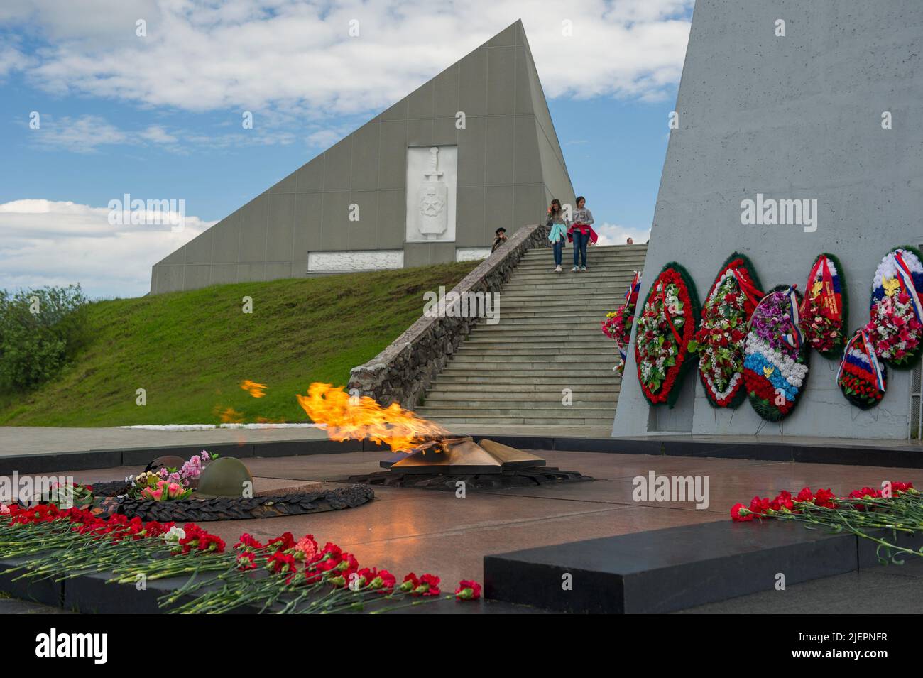 Murmansk.Russia22.06.2015Alyosha statue is a statue dedicated to the ...