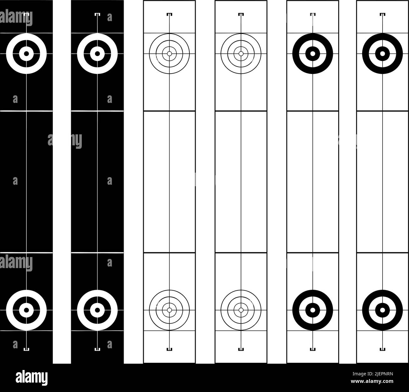 Illustration of curling stadium top view isolated on white Stock Vector ...