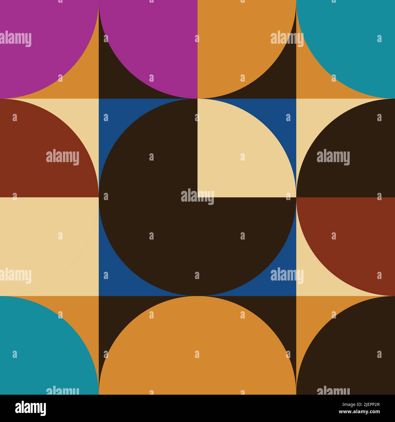 Abstract seamless pattern with geometric shapes. Vintage background ...